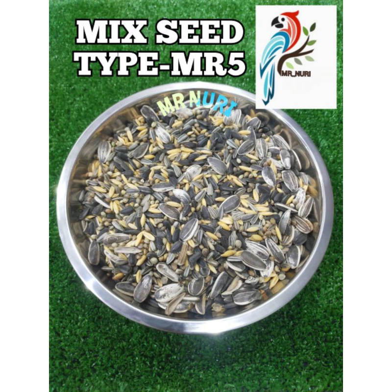 MIX SEED TYPE MR5 UNTUK BURUNG parrot/ HEMSTER 1KG | Shopee Malaysia
