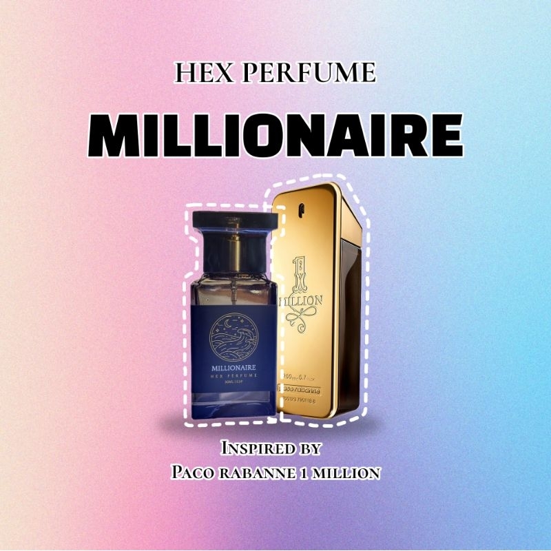 Hex Perfume Millionaire Inspired Perfume Premium Tahan Lama Bau 100% ...