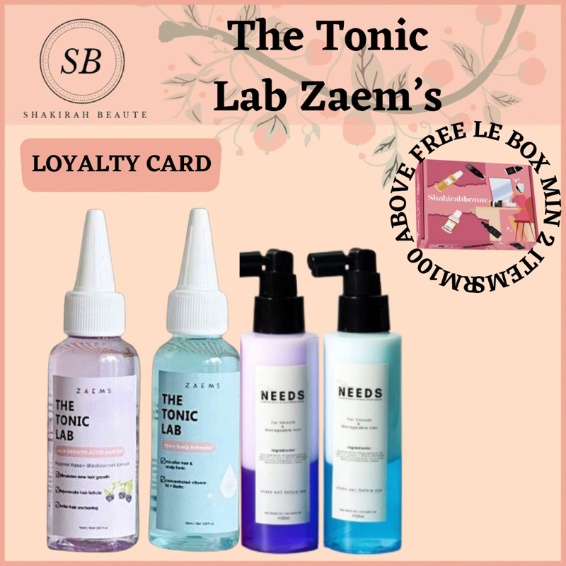 Ready Stock The Tonic Lab by Zaem Hair Tonic Serum for Dandruff ...