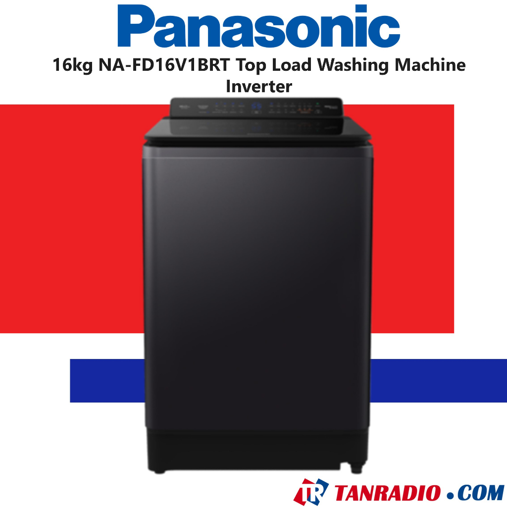 Panasonic 16kg NA-FD16V1BRT Top Load Washing Machine for Special Stain ...
