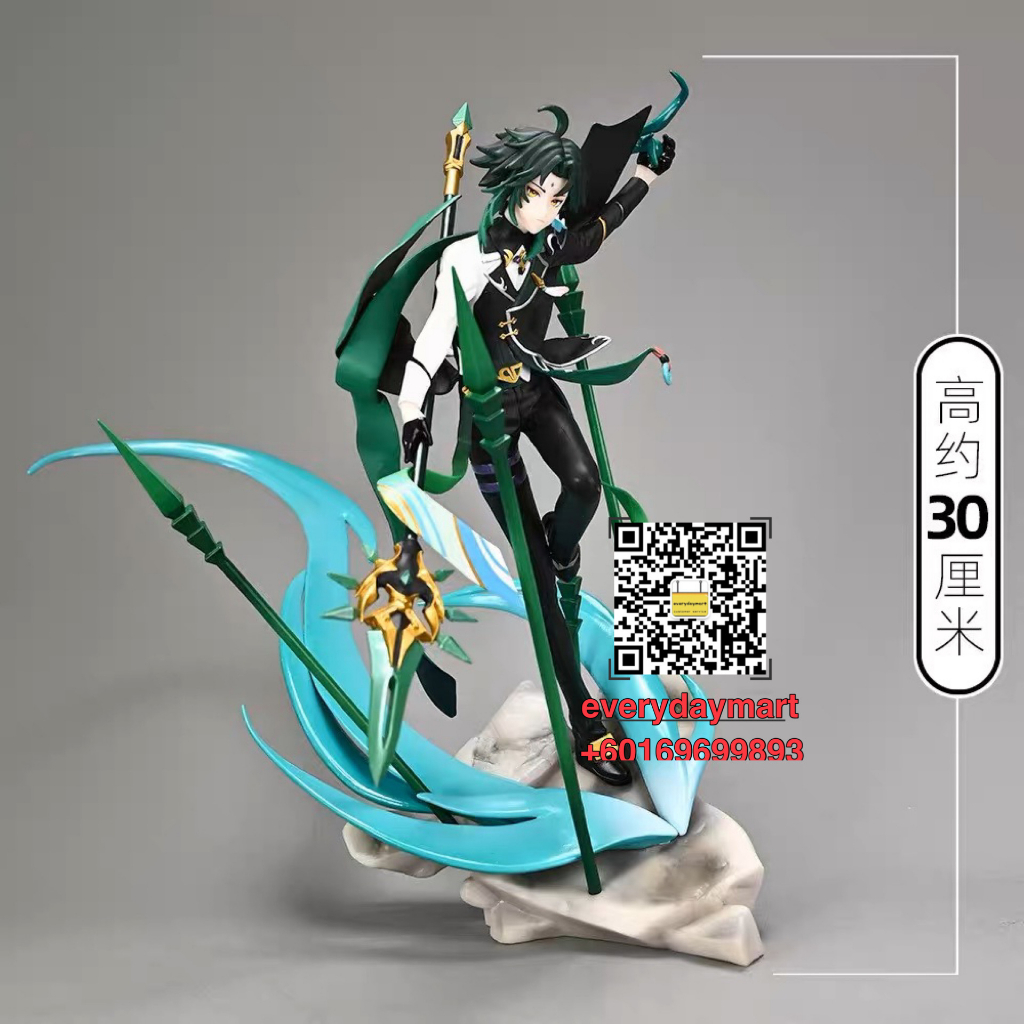 GENSHIN IMPACT💥XIAO 30cm💥ACTION FIGURE TOYS STATUES🔥原神魈护法夜叉🔥手办模型 ...