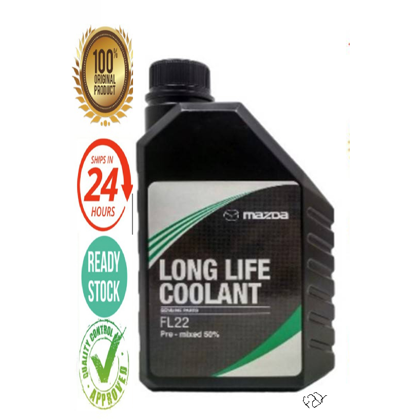 Mazda Genuine Long Life Coolant FL22 - Green Color (Pre-Mixed 50% ...