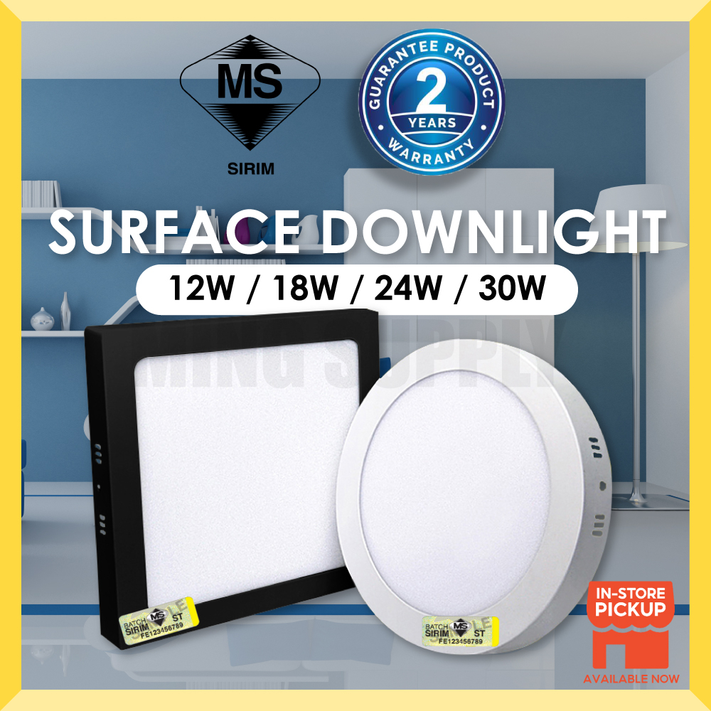 MS_ SIRIM LED Surface Downlight 12W 18W 24W 30W Ceiling Down Light ...