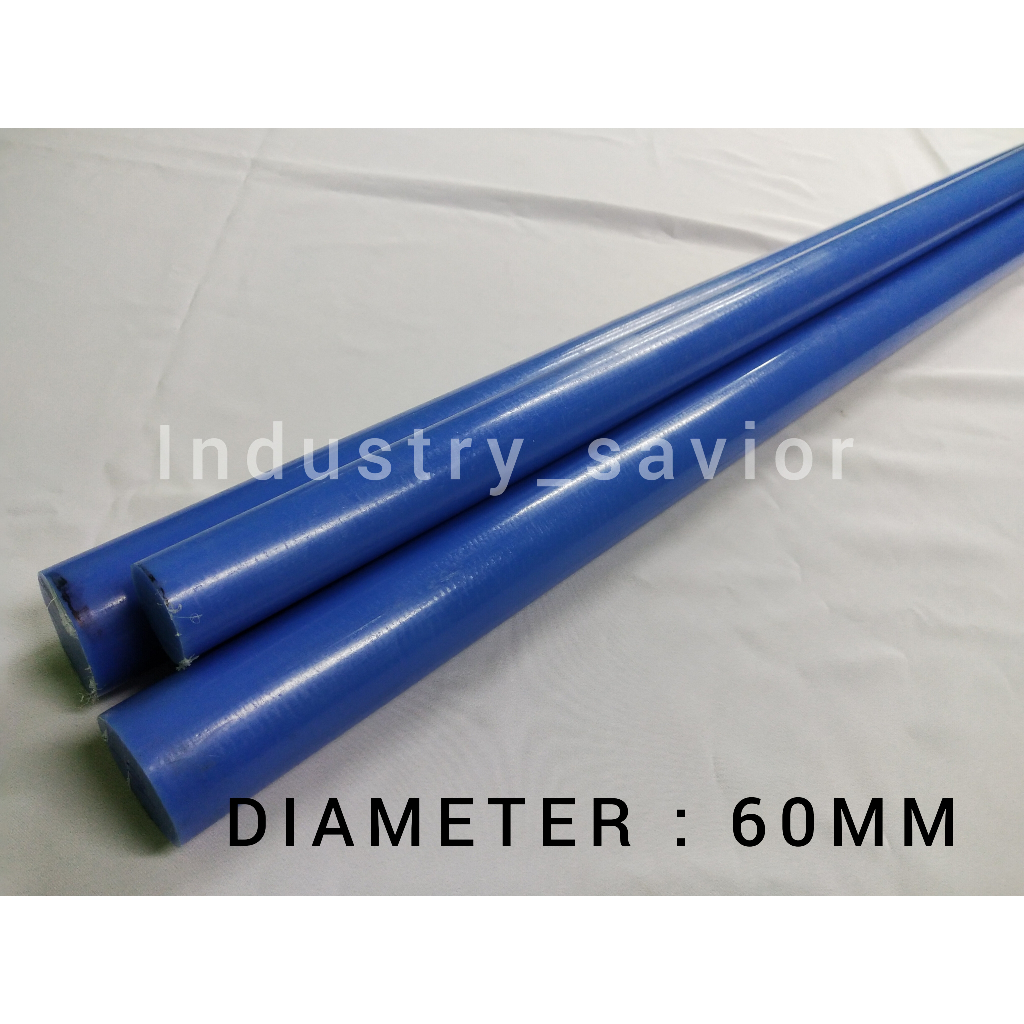 Cast Nylon Rod Colour Blue Diameter 60mm Length 150mm to 1000mm ...