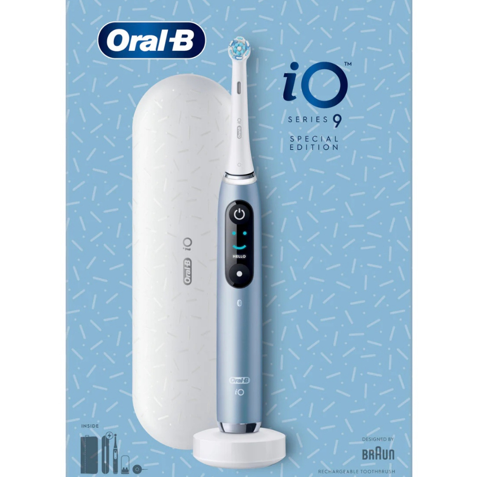 Genuine/Original Oral-B iO Series iO9 Toothbrush - Special Edition Aqua ...
