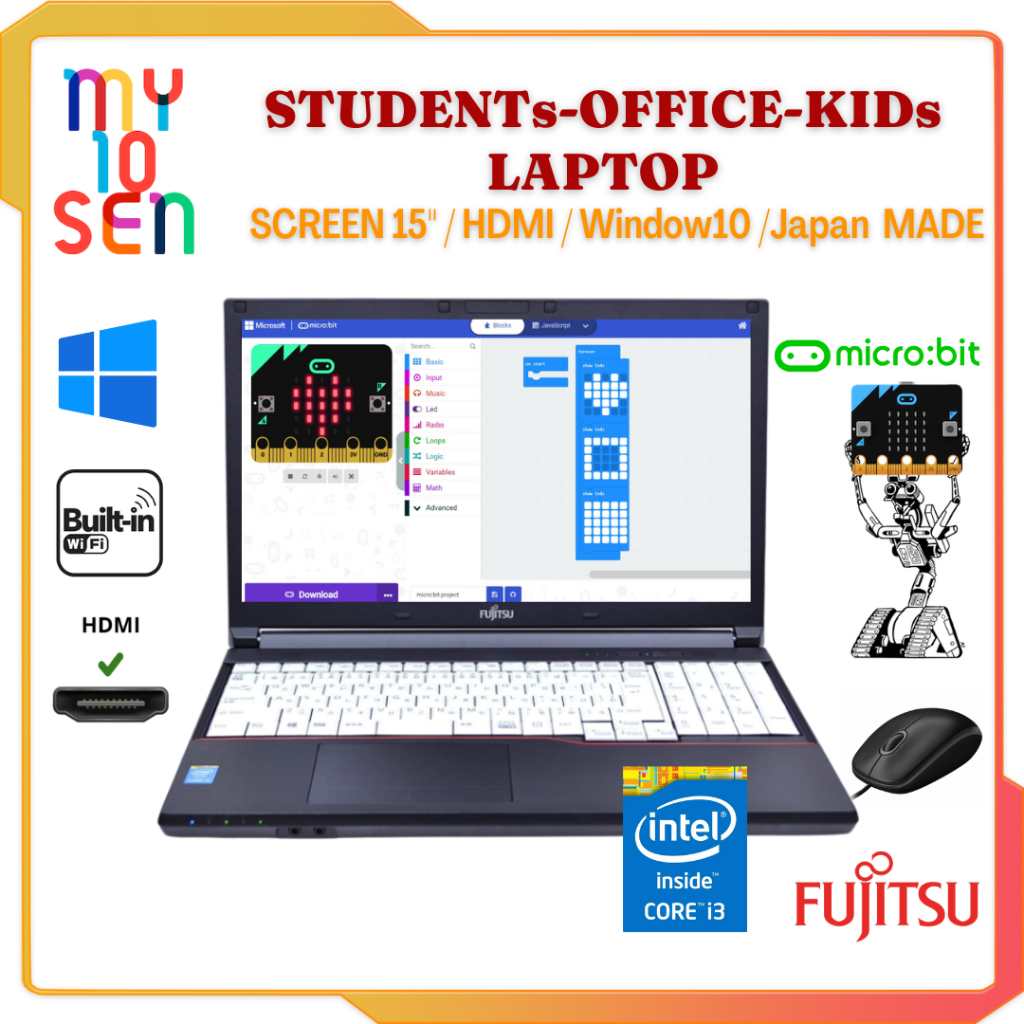 Fujitsu Lifebook A574 i3 4th DDR3 RAM SSD Win10 with WIFI HDMI Display ...