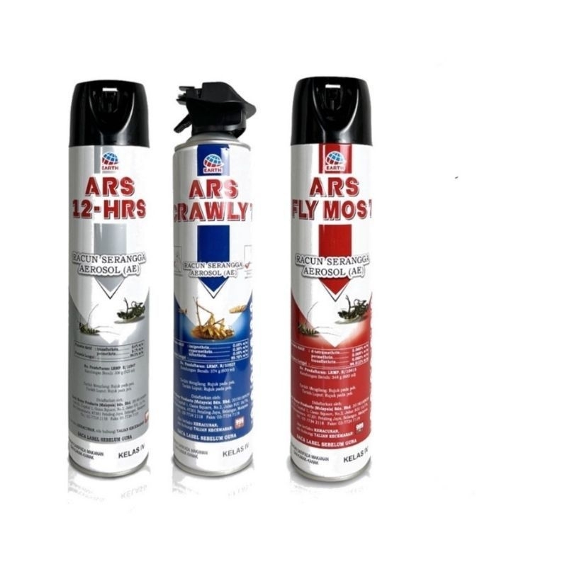 ARS FLY Aerosol Racun Serangga 525ml / 600ml | Shopee Malaysia