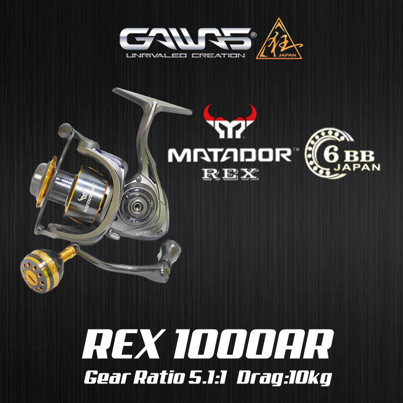 KFT Gawas Matador REX /MAXSpinning Reel ( 1000AR | 2000AR | 3000AR ...