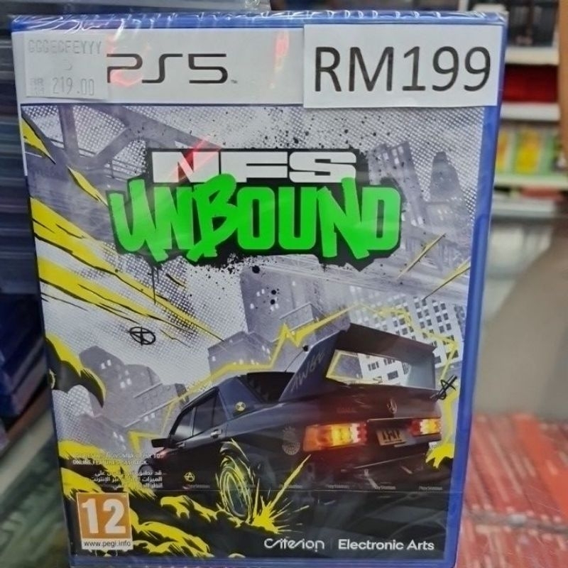 ps5 nfs unbound English r2 new and sealed rm129 same as in the picture ...