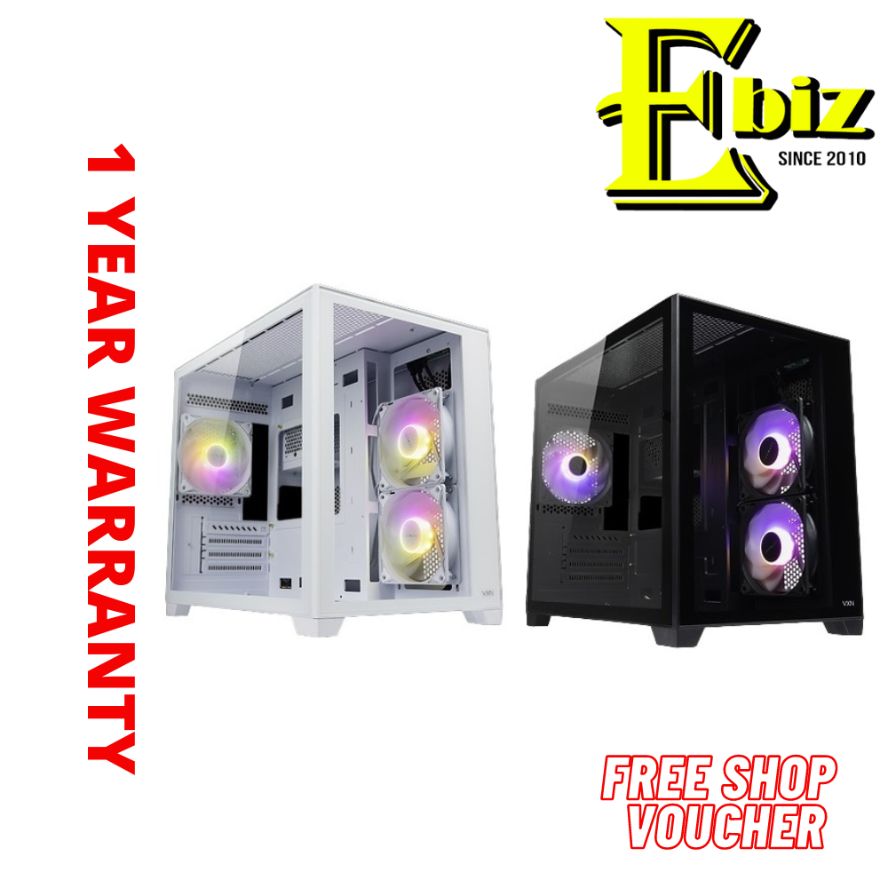 TECWARE VXN Dual Chamber Matx Casing With 3 Units ARGB Fan | Shopee ...