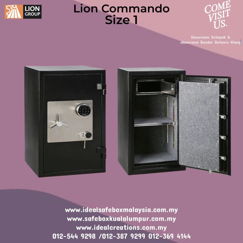 lion Commando Safe Size 1 Lion safe Box Commando size 1 Peti besi lion ...