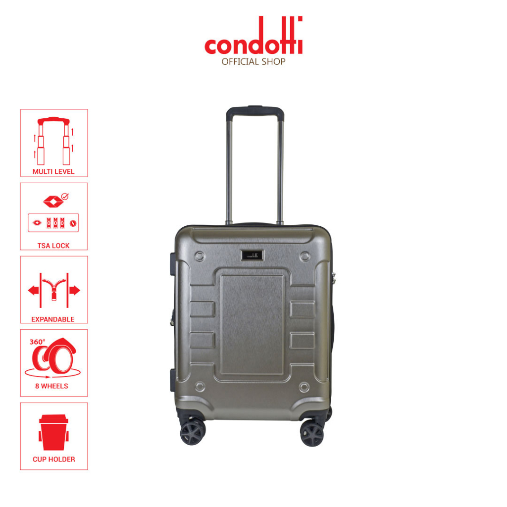 Condotti 20" Expandable Hard Case ( C-8199 ) | Shopee Malaysia
