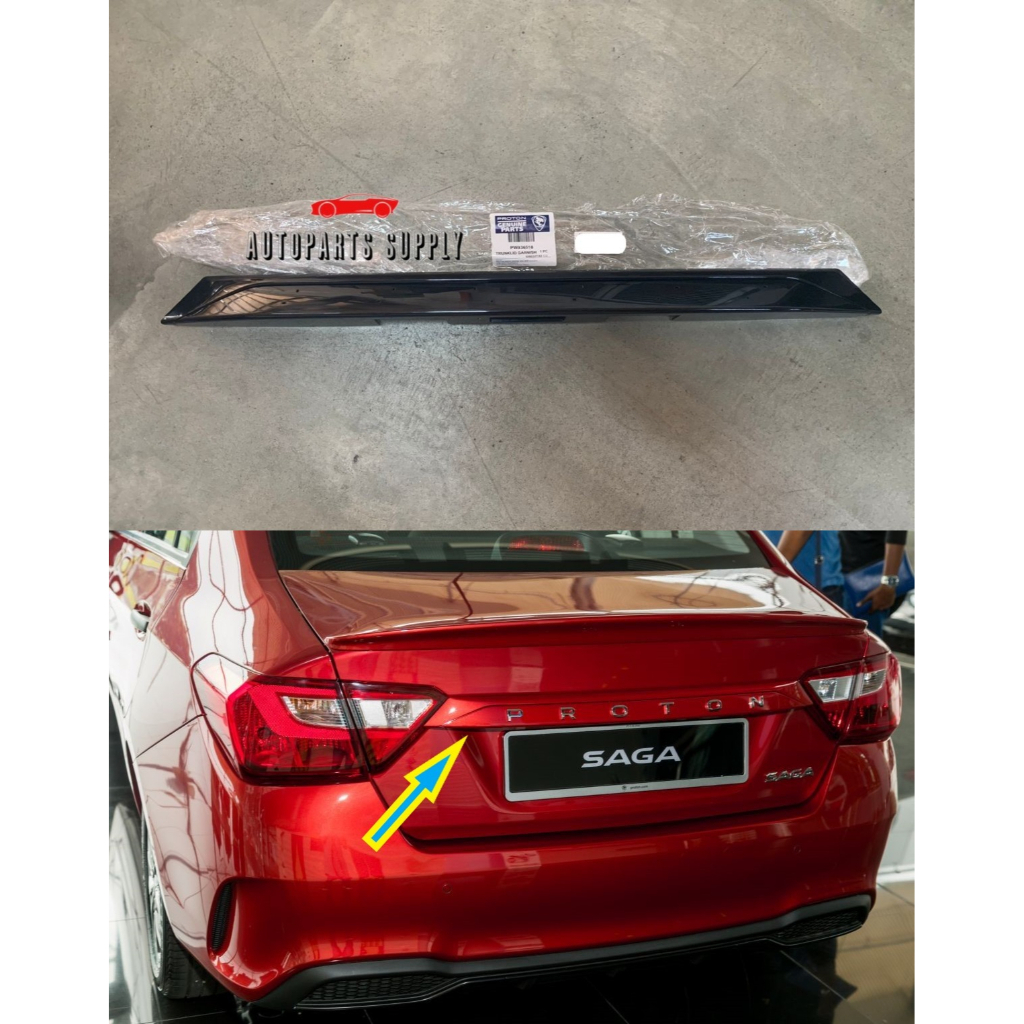 ORIGINAL PROTON SAGA VVT 2019 REAR BONNET GARNISH | Shopee Malaysia