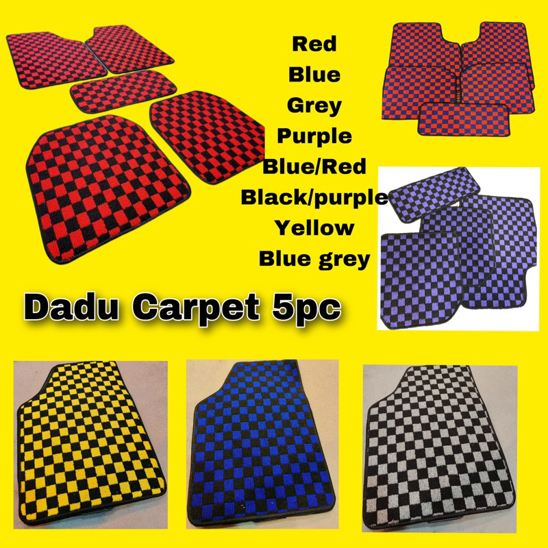 Checkmate Dice Dadu Chess Mat Car Carpet Universal Thai Car Floor Mat ...
