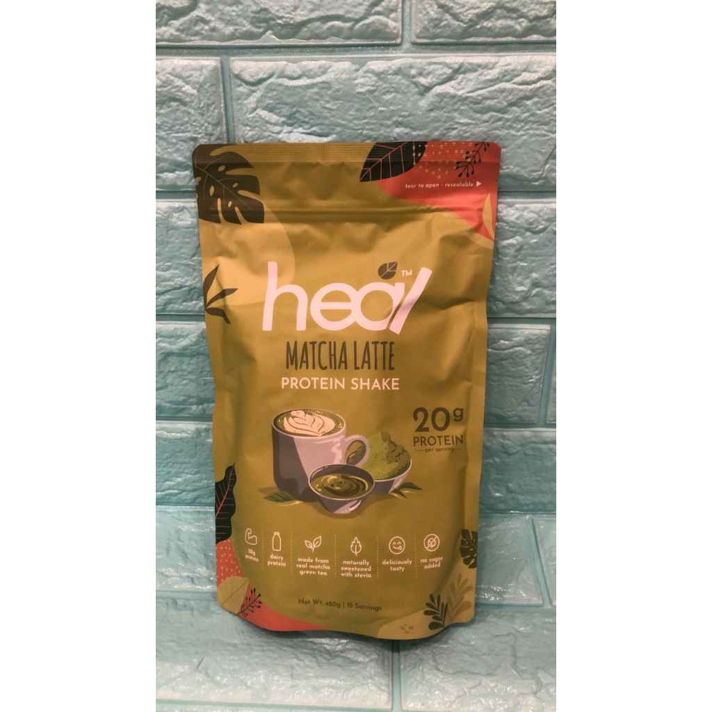 HEAL HIGH PROTEIN WITH STEVIA (CLASSIC COFFEE 540G/ MATCHA LATTE 480G ...