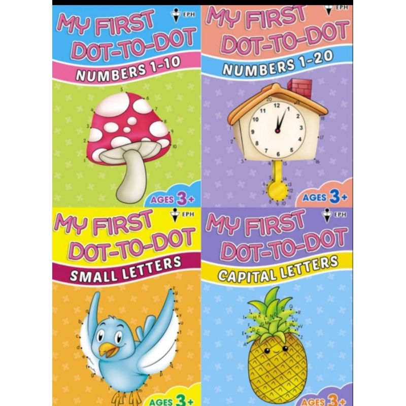 EPH MY FIRST DOT TO DOT early learning training book 幼儿 练习 连线 点点画画 ...