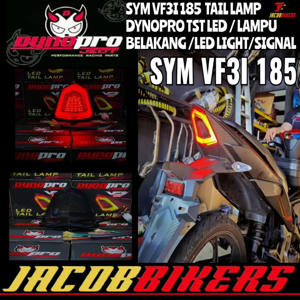 SYM VF3I TAIL LAMP DYNOPRO TST LED / LAMPU BELAKANG WITH SIGNAL LIGHT ...
