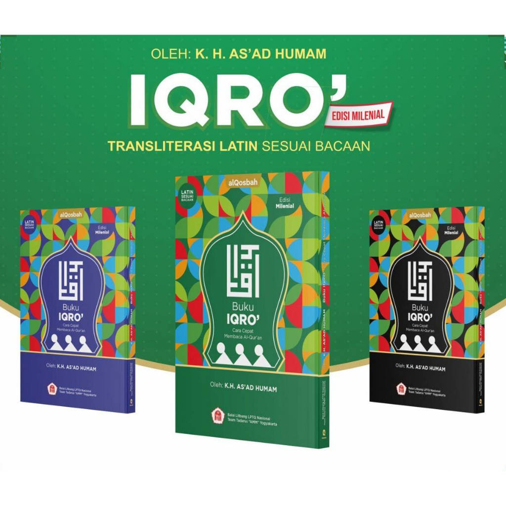 Iqra Edisi Milenial Disertakan Tulisan Arab-Rumi - Jilid 1-6 Lengkap ...