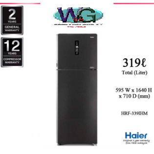 Haier 2 Door Twin Inverter Technology HRF-339IHM Fridge Refrigerator ...