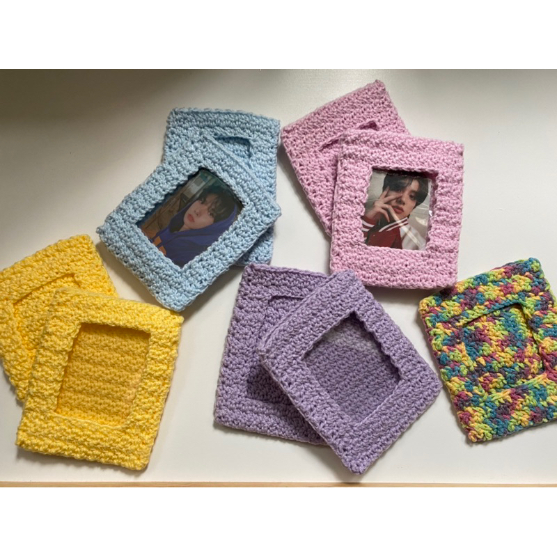 KPOP Handmade Crochet Toploader Holder for Enhypen, Treasure, Seventeen ...