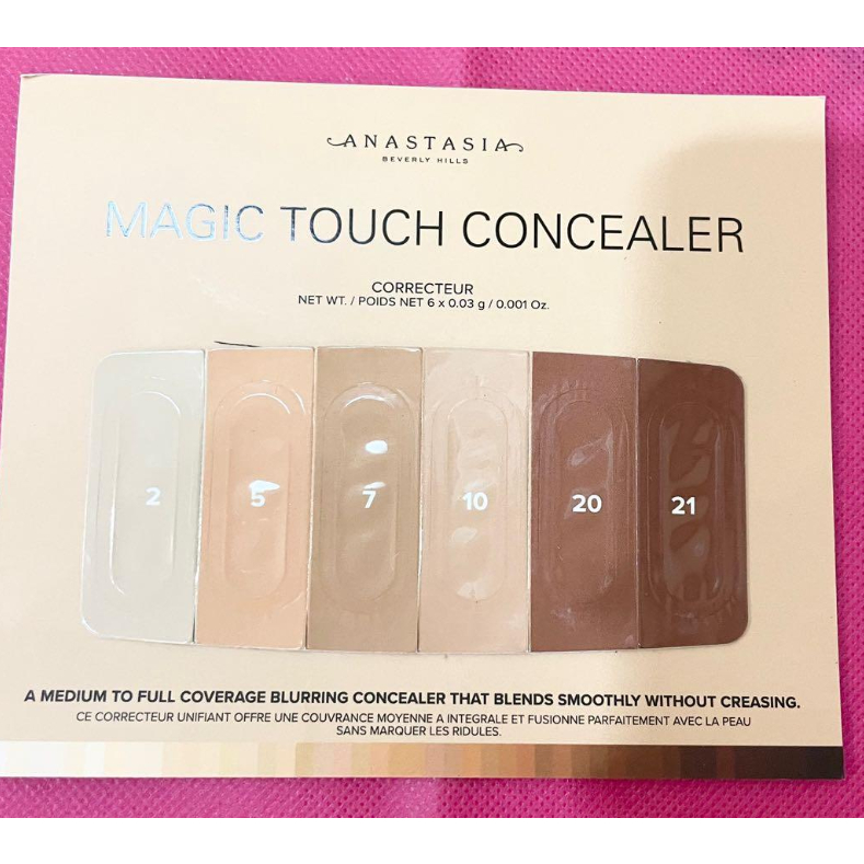 READY STOCK Anastasia Beverly Hills Magic Touch Concealer Multi Swatch ...
