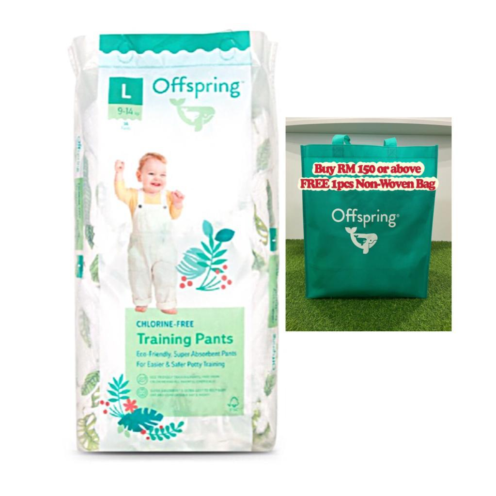 Offspring Fashion Diaper Pants - L size (9-14kg) (36pcs) | Shopee Malaysia