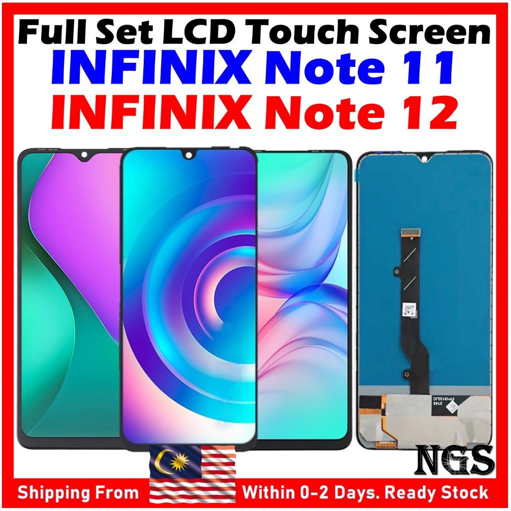 ORl NGS Brand Full Set LCD Touch Screen Compatible For INFINIX Note 11 / INFINIX Note 12 G96 ...