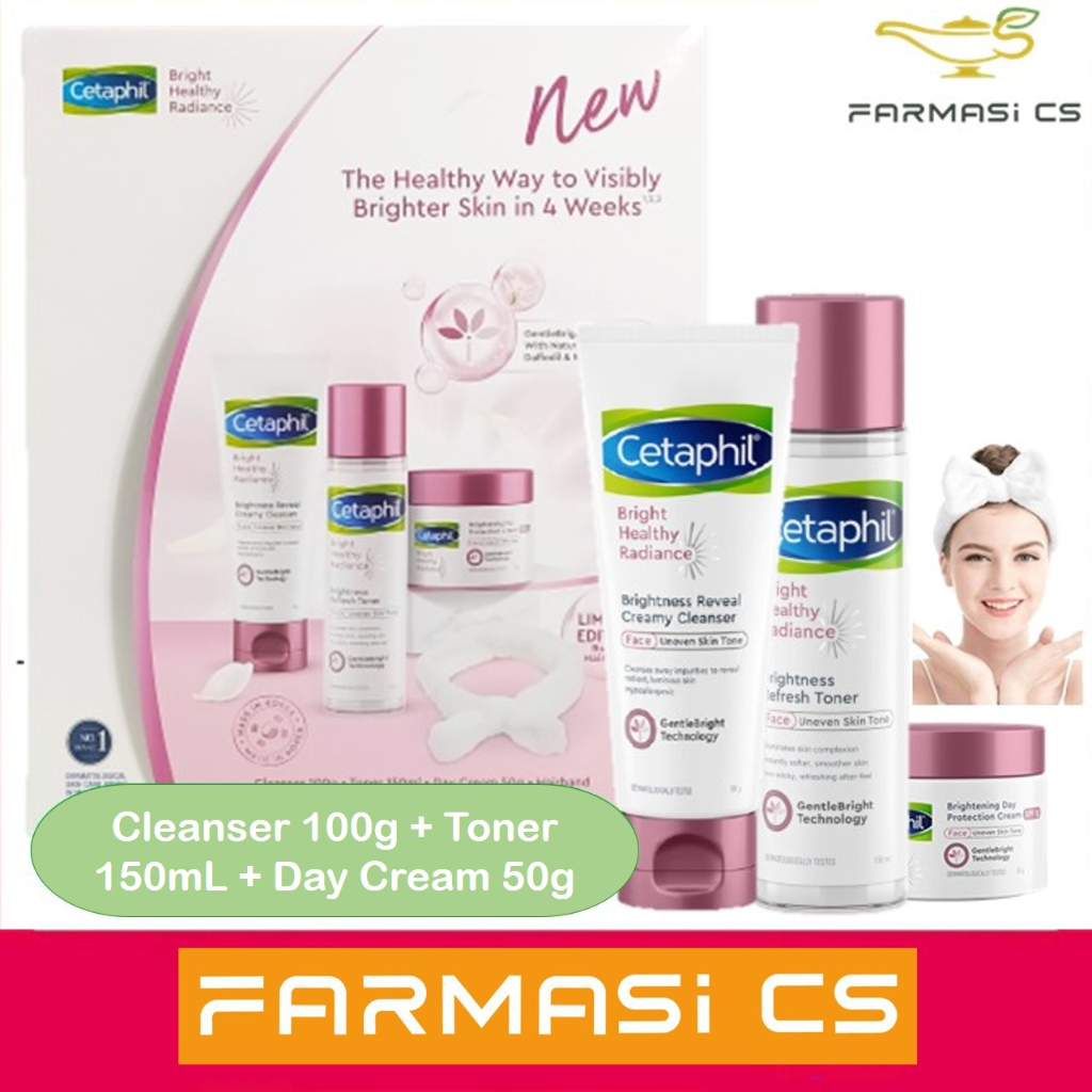 Cetaphil Bright Healthy Radiance Set [ BRIGHTNESSS REVEAL CREAMY ...