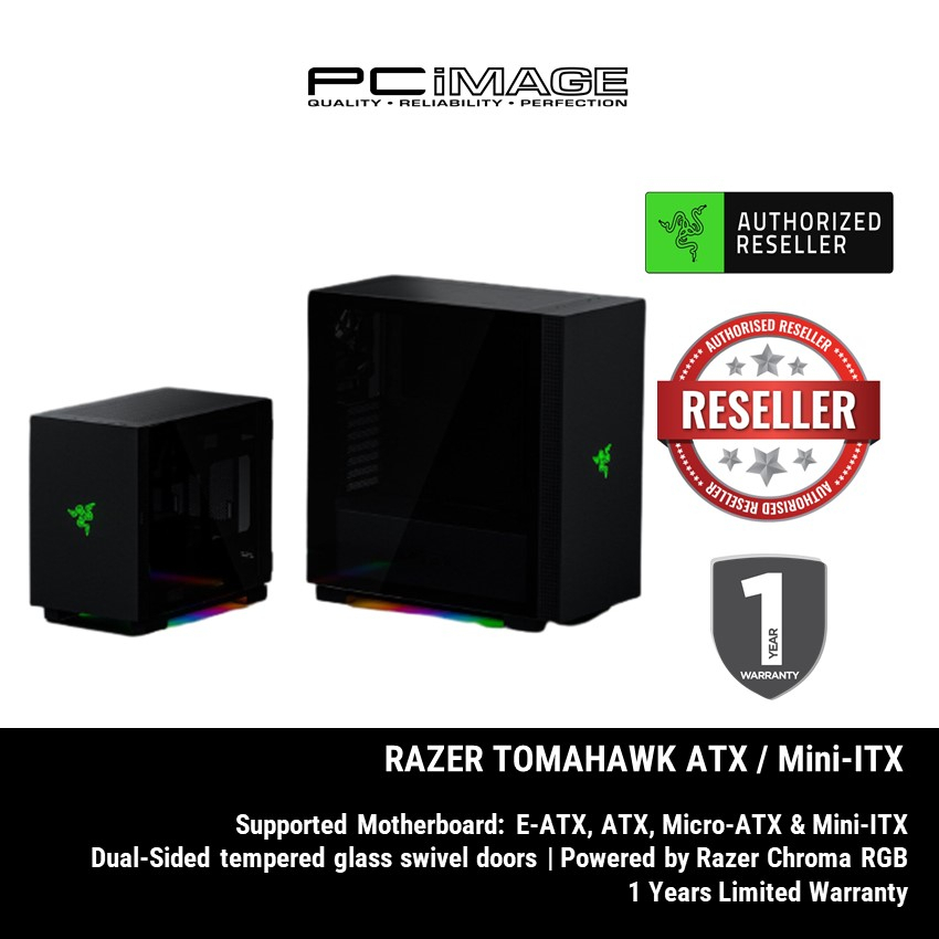 RAZER TOMAHAWK MID-TOWER ATX / Mini-ITX GAMING CHASSIS CASING with ...