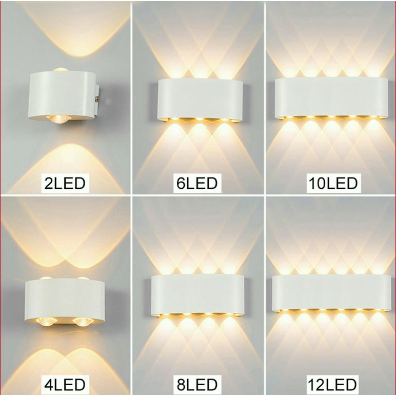 📣LOWEST PRICE📣 Waterproof Aluminum LED Wall Lamp Lampu Dinding Lampu ...