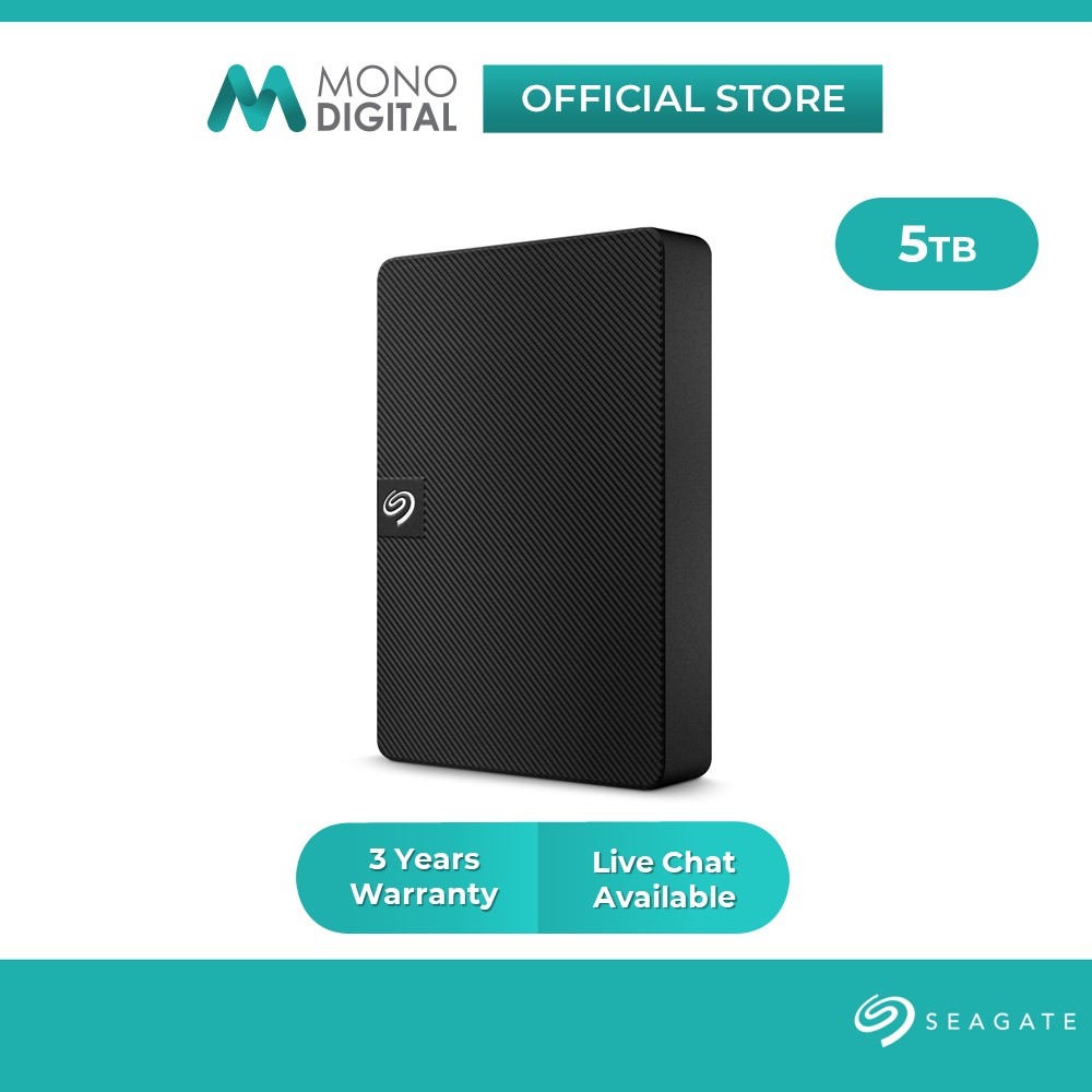 Seagate Expansion USB 3.0 Portable External Hard Disk HDD Hard Drive (5TB/4TB/2TB/1TB) | Shopee ...