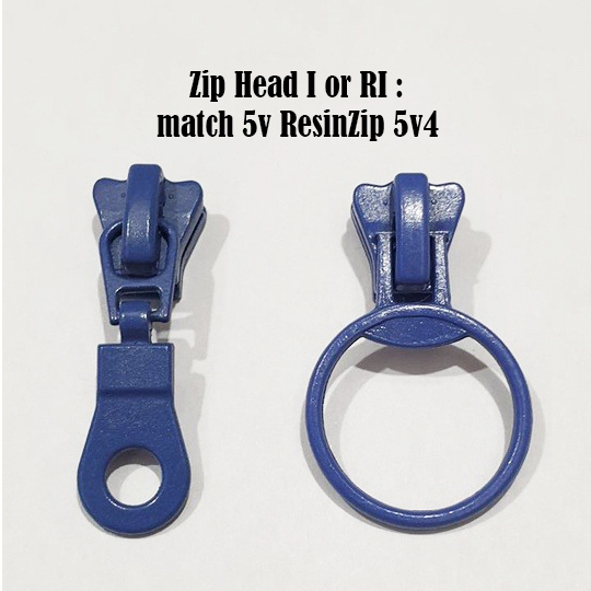 Zip Head for Size 5v / #5 RESIN Zipper (NOT Include Zipper, this link ...