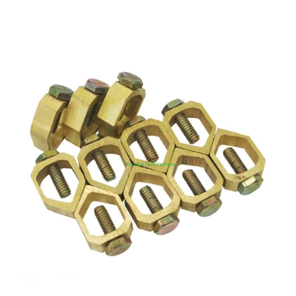 Copper Earth Clamp 5/8 / Brass Clamp Copper Rod Clamp / Copper Clamp ...