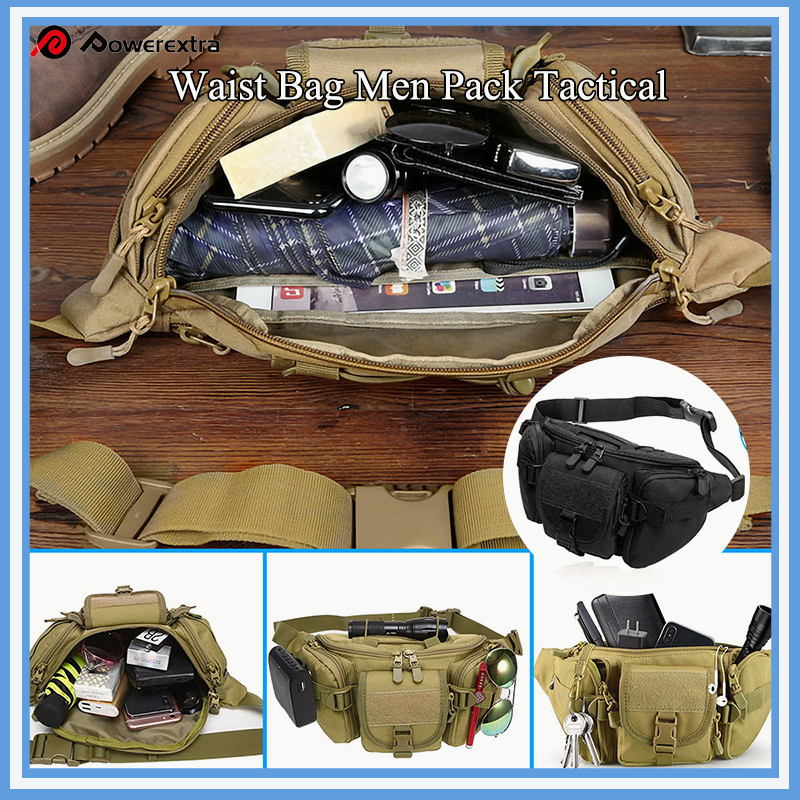 Outdoor Bag Cross Body Canvas Bag Pouch Men Waist Pack Tactical ...
