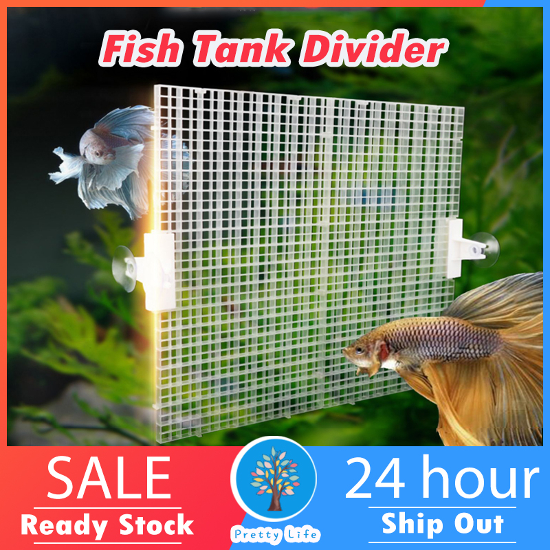 🐟Limited Promotion🐟 Fish Grid Divider Tray Crate Aquarium Tank Filter ...