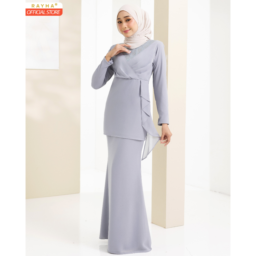RAYHA Elegent & Modern Elvina Kurung | Shopee Malaysia