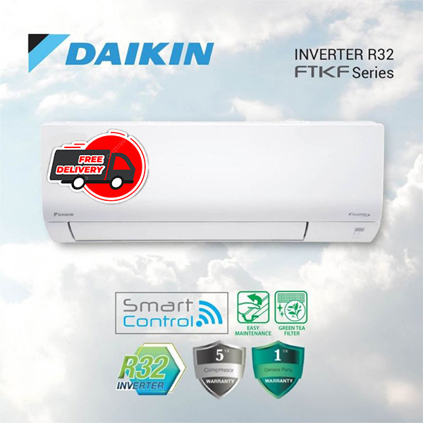 [Melaka Area] DAIKIN (R32) Inverter (Wifi) Wall Mounted AIR CONDITIONER ...