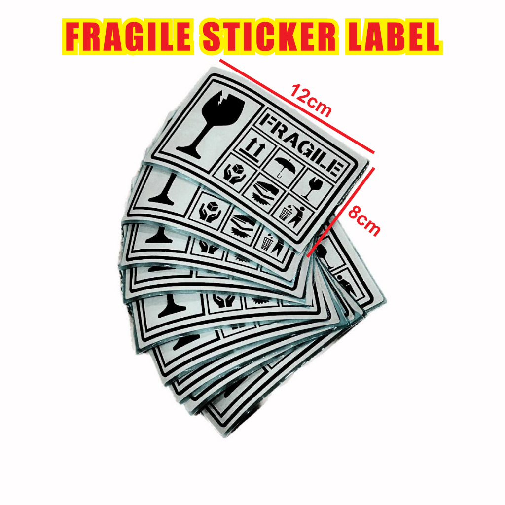[ READY STOCK ] Fragile Sticker Label Courier Bag Parcel Bag Flyer ...