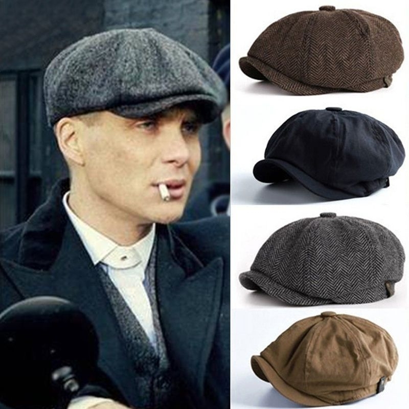 [Ready Stock] Topi Golf Hat Barita Hat Topi British Gentlemen Peaked ...