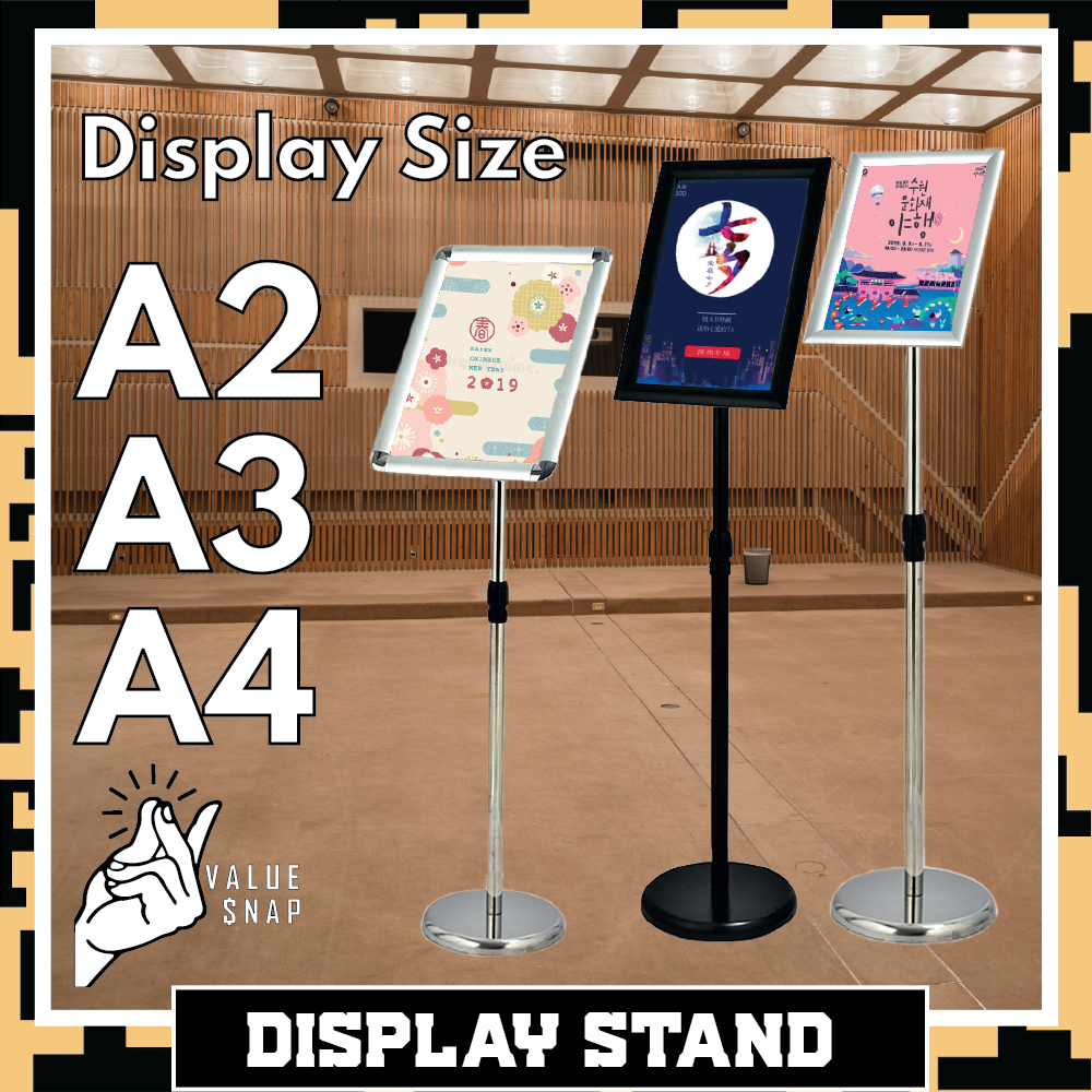 Display menu Stand Adjustable signbroad stand Poster Holder square ...