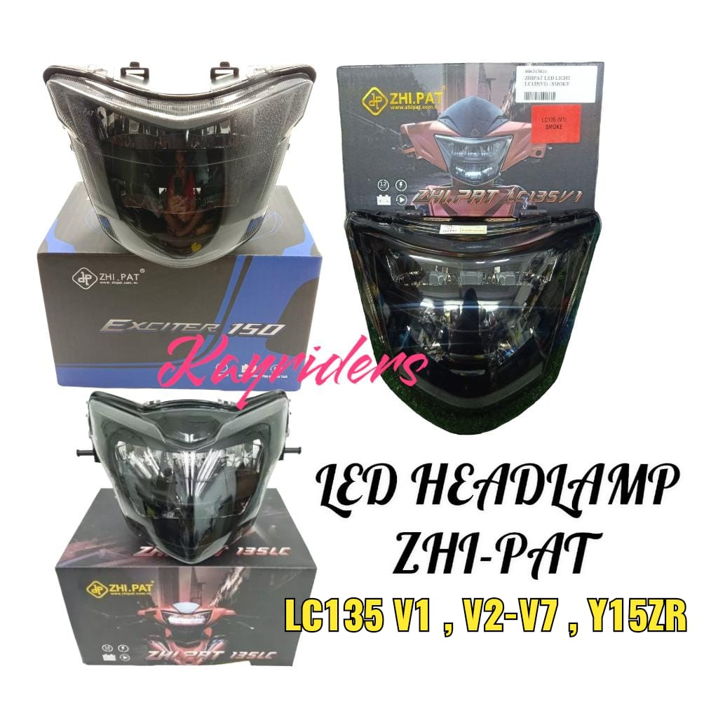 LAMPU LED LC135 LAMPU LED Y15V1 LAMPU LED LC135 V2 LED HEAD LAMP LED LC V1 HEADLAMP LC135 MACAM ...