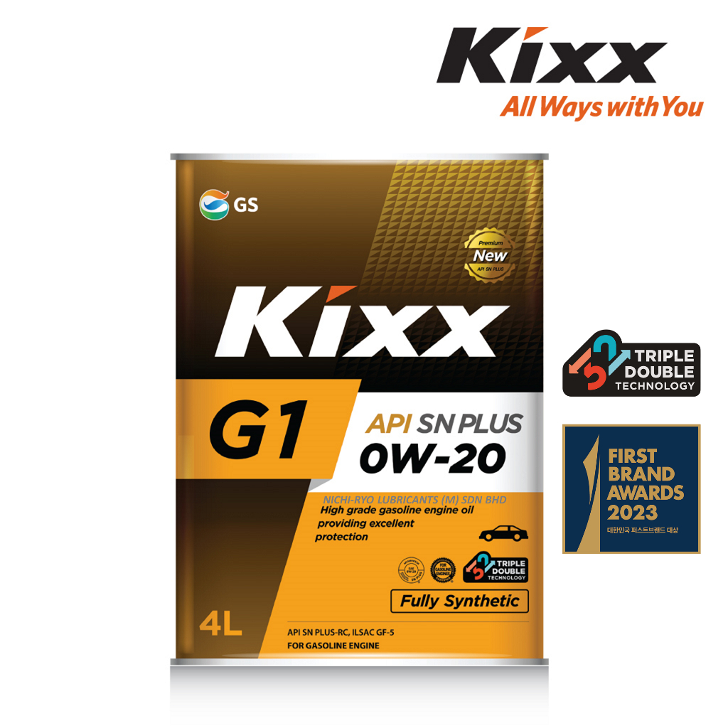 KIXX G1 SN PLUS 0W-20 Fully Synthetic (4L) | Shopee Malaysia