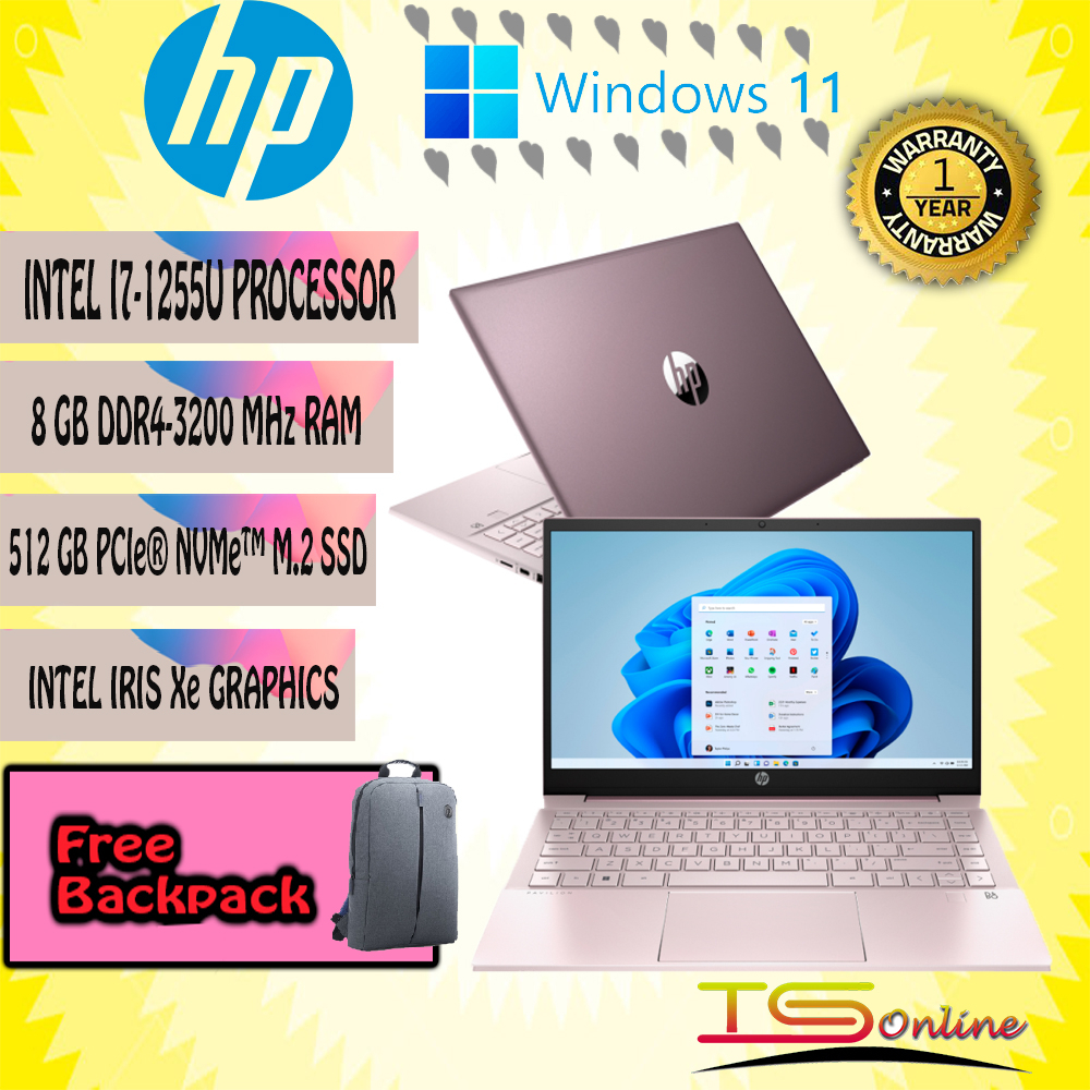 HP Pavillion 14-DV2027TU Laptop (Intel Core I7-1255U/8GB DDR4/512GB SSD ...