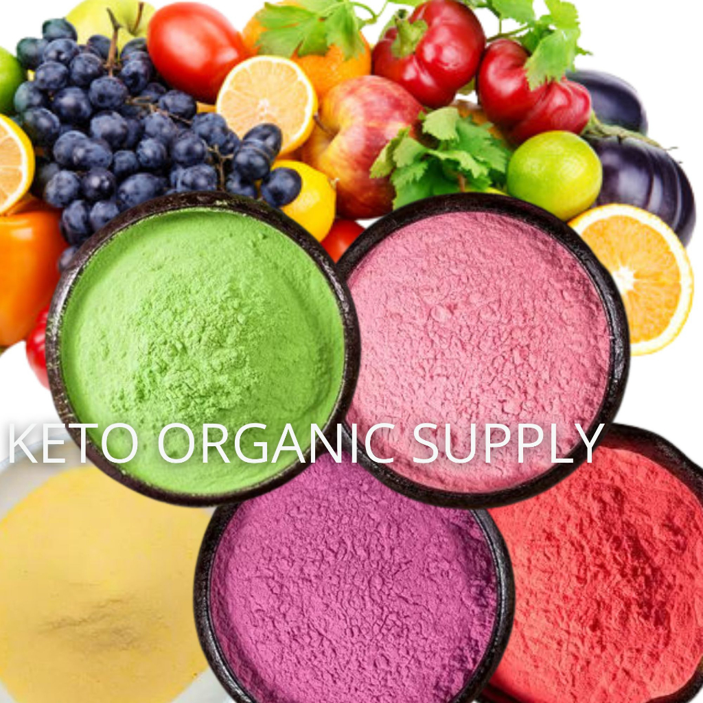 Fruit powder 水果粉 Organic orange🍊 lychee strawberry 🍓 mango 🥭 pineapple🍍 ...