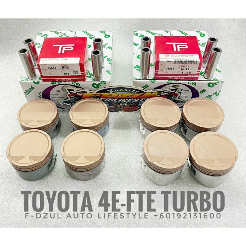 Toto Custom Piston Toyota 4E-FTE Turbo | Shopee Malaysia