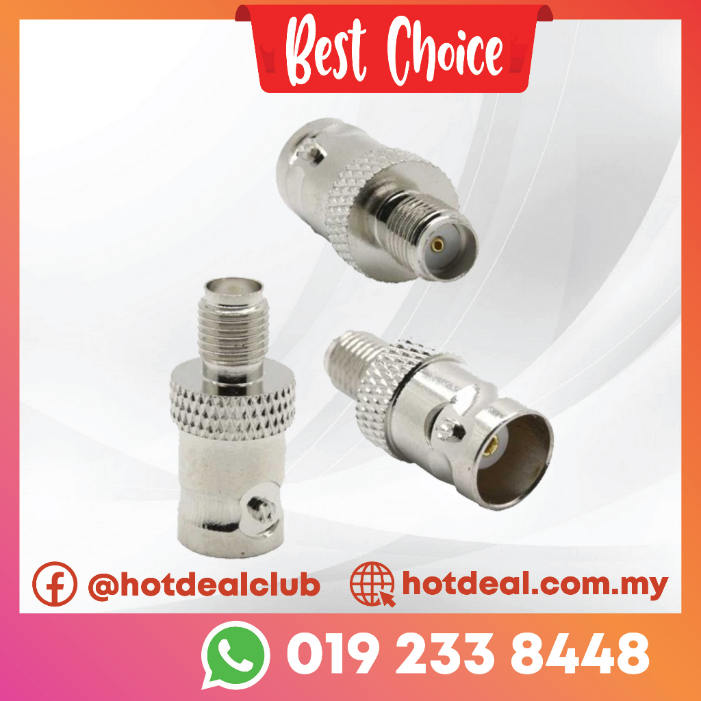 connector sma female to bnc female | Shopee Malaysia