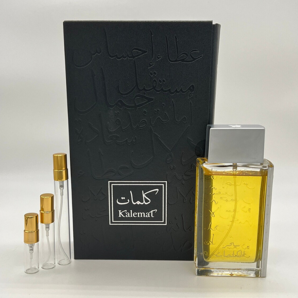 5ML Sehr Al Kalemat Black Decant Arabian Oud perfume Gaharu Oudh Travel ...