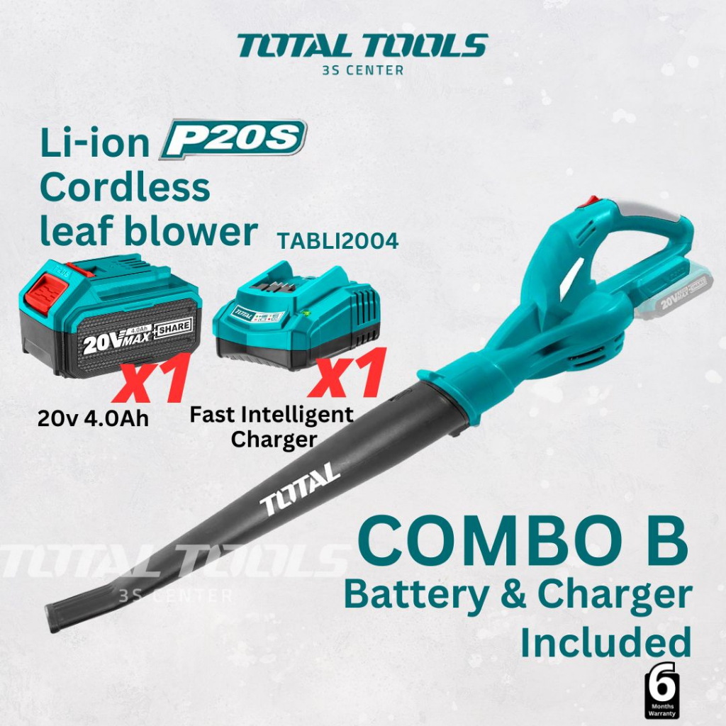 TOTAL Li-ion Cordless P20s 20v Series Leaf blower , Dust blower, Garden ...