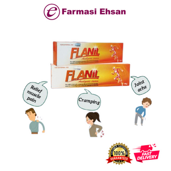 Flanil Analgesic Cream | Cramp | Relieve Muscle Pain | Joint Ache 30g ...