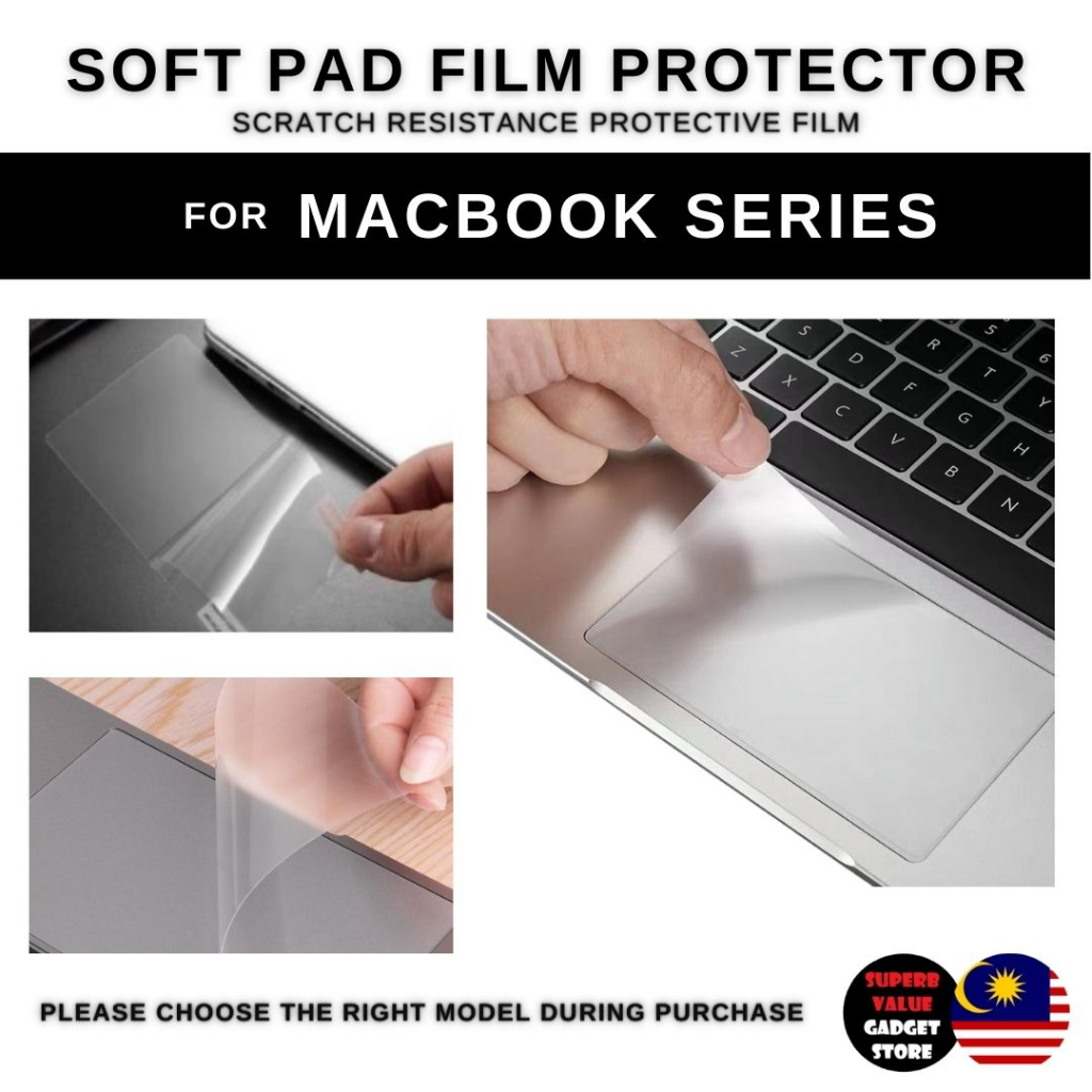 Soft Film Laptop Touch Pad Protector Track Pad Soft Cover for MacBook ...